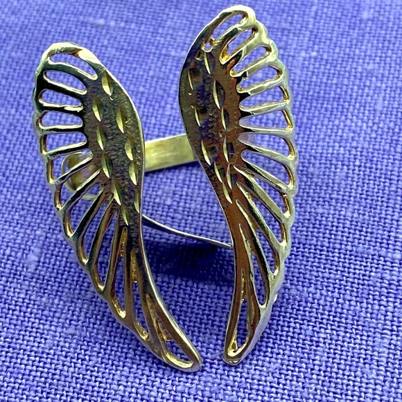 Handmade | Jewelry | Sterling Silver Angel Ring In Size 758 Beautiful ...